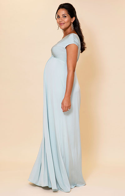 Francesca Maxi Maternity Dress Peppermint - Maternity Wedding Dresses ...