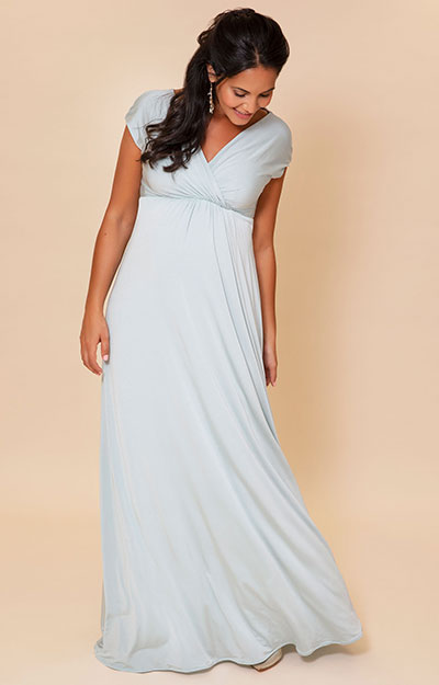 Francesca Maxi Maternity Dress Peppermint - Maternity Wedding Dresses ...