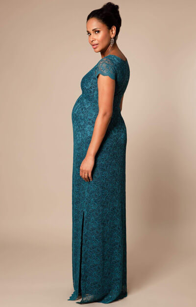 Laura Maternity Gown Long Ocean Green Maternity Wedding Dresses