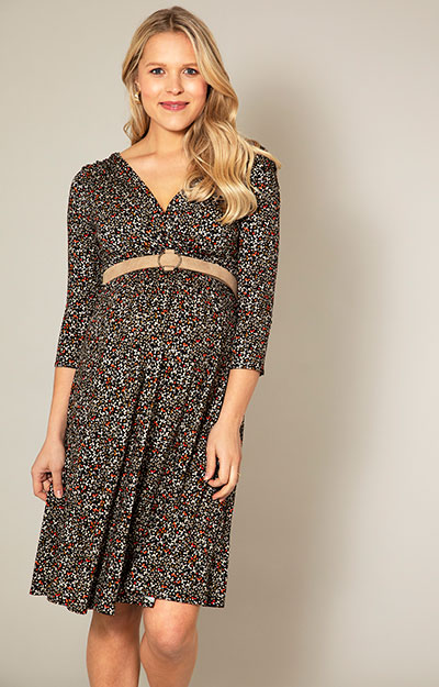 Willow Maternity and Nursing Dress Cocoa Orange - Maternity Wedding Dresses, Evening Wear and ...